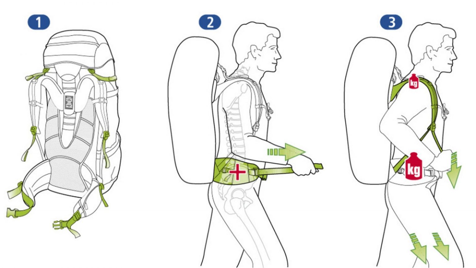 Bergsteigertipp: Rucksack richtig packen und einstellen - Alpenverein ...