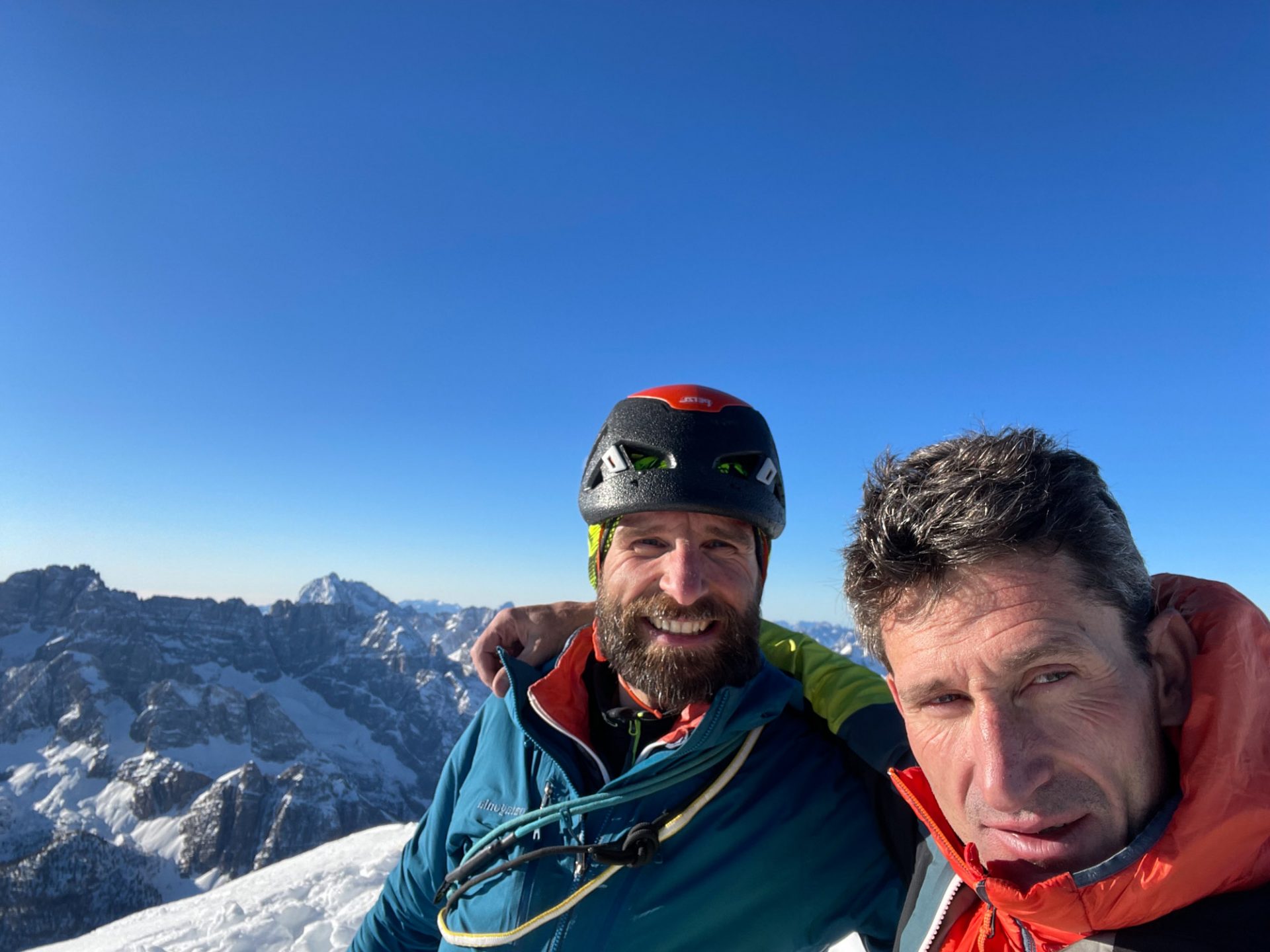 "Astner-Troi" mit Innerkoflerausstieg (M6 WI5 55°), Monte Cristallo ...